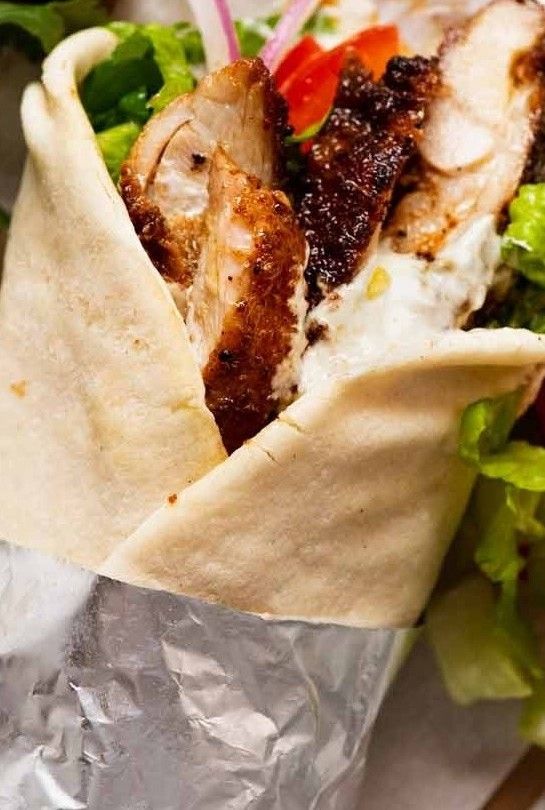 Chicken Wrap | Addis Grill vegan, Mediterranean & Ethiopian